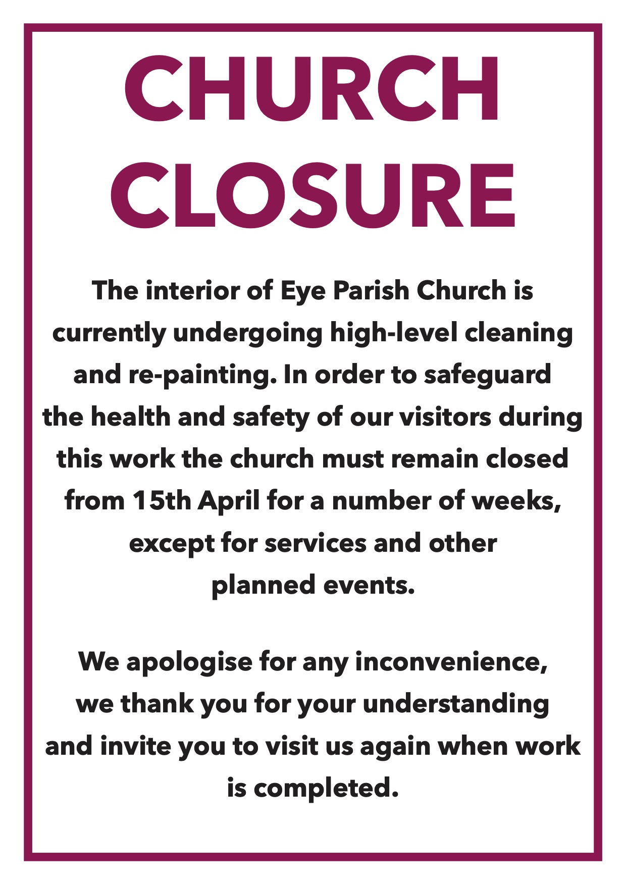 Eye Parish Church - Home